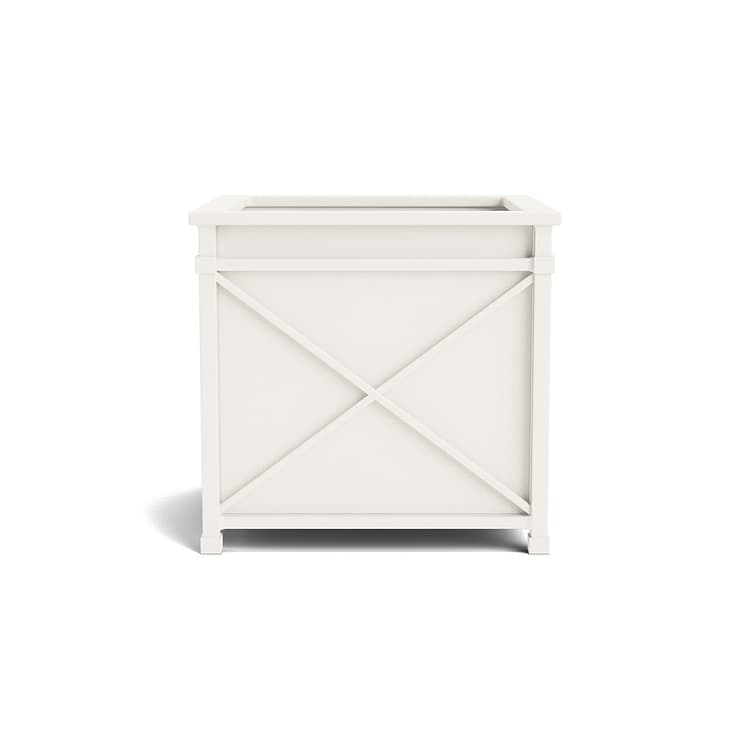 Venetian 22" Square Planter - Brown Jordan