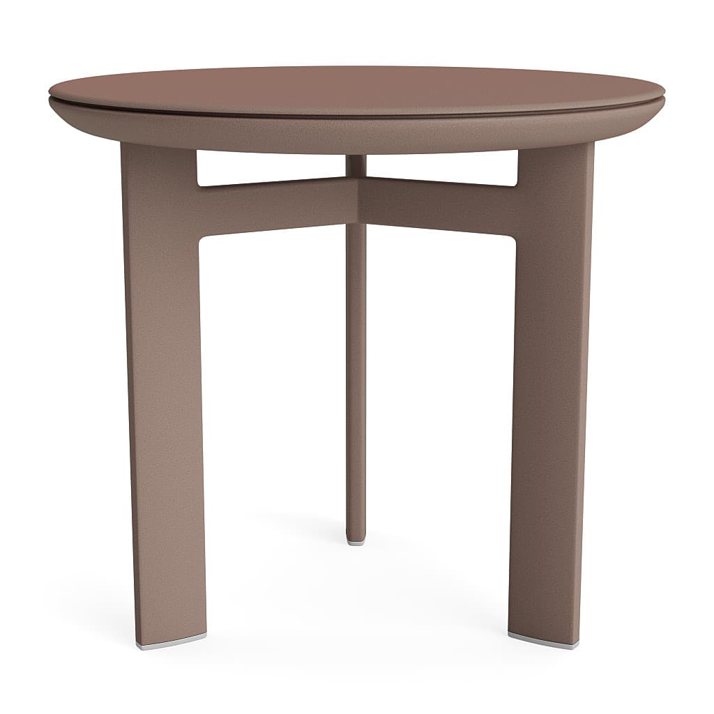 Parkway 20" Round Occasional Table - Brown Jordan