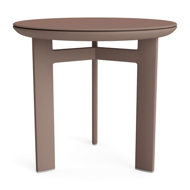 Parkway 20" Round Occasional Table - Brown Jordan