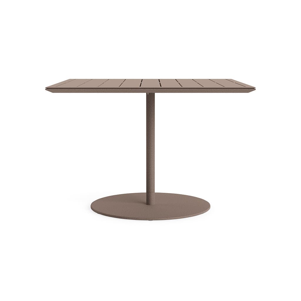 Lisbon 42" x 42" Square Dining Table Slat Top - Brown Jordan